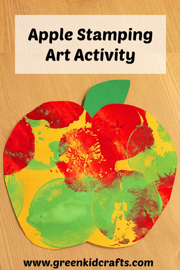 Apple Stamping Art for Kids - Monthly Science and Art Projects for Kids ...