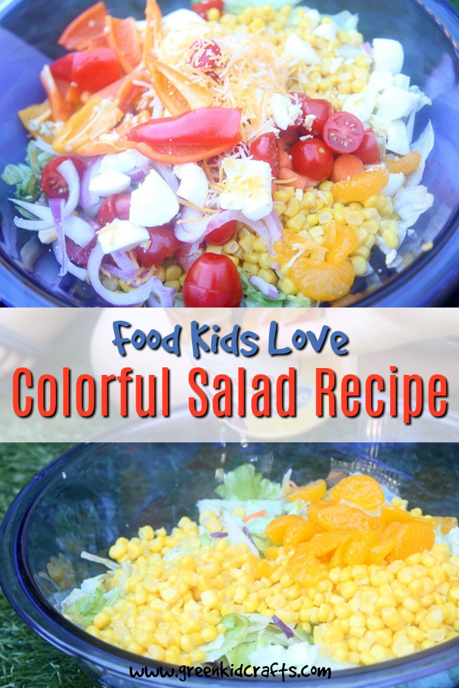 Colorful Salad Recipe that Kids will Love! - Monthly Science and Art ...